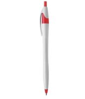 China Plastic pen advertising pens, small waist cute style, push type, slim stem, commercial and office ballpoint pens for sale