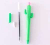 China Cute Cactus Neutral Pen Learning Black Signature Pen Primary School Student Award Gift Creative Stationery for sale