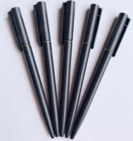 China Plastic pen with customized logo ballpoint pens for hotel customized rotating advertising pens gift pens for sale