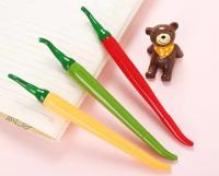 China Creative plastic pen simulation vegetable chili learning stationery  water-based signature pen neutral pen for sale