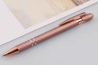 China Metal press pen, aluminum rod, touch screen ballpoint pen company gift pen with custom logo exhibition pen for sale