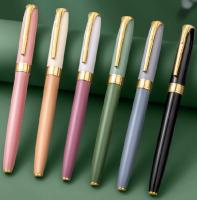 China Metal Neutral pen ballpoint pen, high-end business signature pen with custom logo office pen with gift box student pen for sale