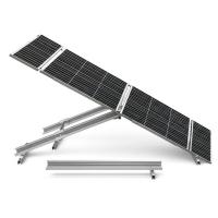 China Efficiently Designed Solar Array Ground Mounting Kits for 0° To 15° Roof Inclination for sale