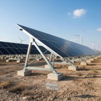 China Commercial Solar Panel Ground Mounting Systems Wind Load Up To 80m s Designed For Maximum Wind Resistance And Easy Setup for sale