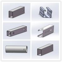 China Hot Dip Galvanized Steel Profile Cold Bend Solar Mount Brace Support Framing for sale