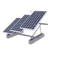 China PV Solar Panel Roof Mounting Systems Concrete Base Anodized HDG Surface Treatment for sale