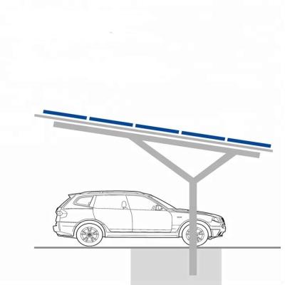 China Car Shed PV Carport Solar Systems Renewable Energy Thickness 0.5mm-15mm Span 5000mm for sale