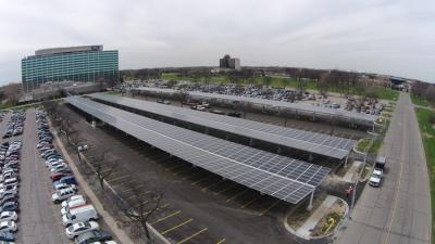 China High Strength Carport Solar Systems Galvanized Steel Frame Aluminum Rails for sale