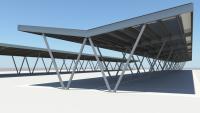China Double Row Solar Car Parking SS304 Carport Solar Mounting Structure Waterproof Adjustable Metal PV Panel Support System for sale