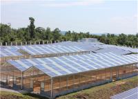 China Single Span Greenhouse Solar System Agriculture Plant Warm House Metallic Structure for sale
