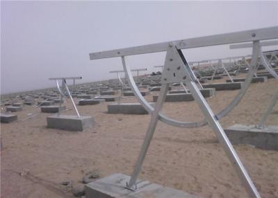 China Durable Adjustable Mounting System 15-55 Degree Ground Solar Pole Support for sale