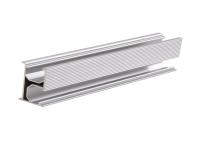 China Framing Aluminum Slotted Rail 6063 6005 Optional Size Anodized High Class Anodized for sale