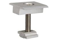 China Metal Roof Solar Panel Clamps Standing Seam Tin For PV Module Frameless for sale