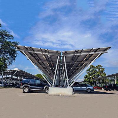 China Customized PV Carport Solar Systems Mounting Bracket Open Ground Anti - Corrosion for sale