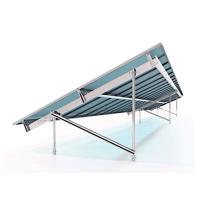 China 100KW Solar Power Mounting Systems Hot Dip Galvanized Steel Ground Plant Pile for sale