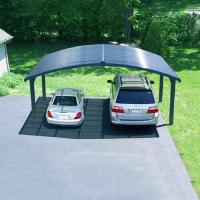 China Galvanized Residential PV Carport Structures For Parking Lot for sale