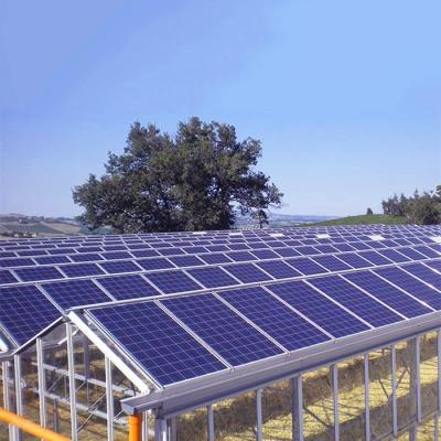 China Sustainable Steel On Off Grid Greenhouse Solar System for sale