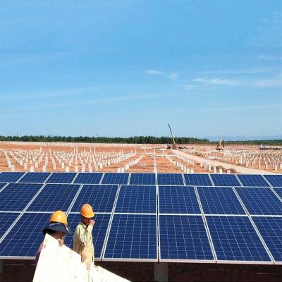 China Natural Hot Dip Galvanized 6mm Solar Panel Ground Mounting Systems for sale