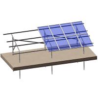 China Natural Hot Dip Galvanized 6mm Solar Panel Ground Mounting Systems for sale