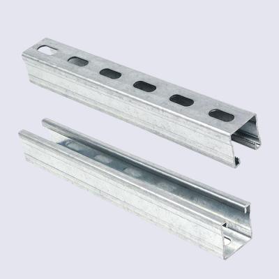 China Cold Bending Galvanized C Section For Photovoltaic Mounting Brackets for sale