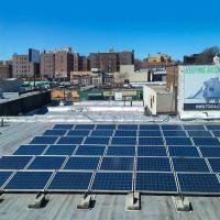 China Quick Installation Cement Blocks Solar Panel Roof Mounting Systems Iron Sheet Stainless Steel For PV Roof Structures for sale