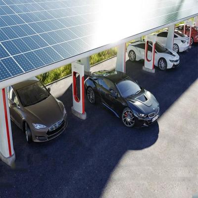 China Anodized Aluminum On Off Grid PV residential solar carport kit for sale