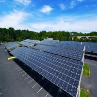 China Integrated Photovoltaic Facade Architectural Commercial Solar Carports for sale