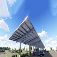 China Span 5000mm PV Carport Solar Systems For Private Parking Lot for sale