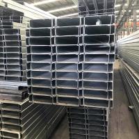 China Ground Galvanized Steel Profile Solar Panel Mounting Structure Single Section HDG Steel PV Support Structure for sale