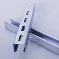 China Hot Rolled Q235 Galvanized Steel Profile Solar Mounting Racking Brackets for PV Panel Mount Systems for sale