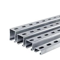 China Custom-made Cold Bending Galvanized C Section , Solar Energy Systems Steel Extrusion Profiles for sale