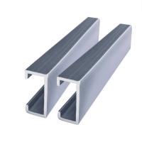 China Custom-made Cold Bending Galvanized C Section , Solar Energy Systems Steel Extrusion Profiles for sale