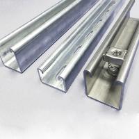 China On Off Grid Galvanized Steel Profile Customized Color Wind Seismic Resistance For Solar Panel Mounting Structures for sale