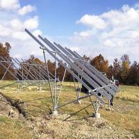 China Lightweight Stainless Silver Galvanized Steel Profile Solar Mounting System PV Module Support for sale
