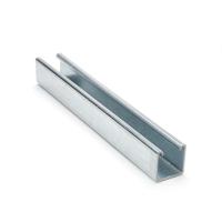China Building or Construction HDG Perforated Galvanized U Channel, PV Mounting Structure Cold Formed Channel for Solar System for sale