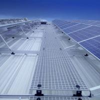 China Thickness 0.5mm-15mm PV Brackets Structure  Ballasted Flat Solar Panel Roof Mounting Systems for sale