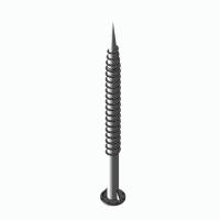 China 500~2500 Mm Length 76*1600/2000/2500 Ground Screw Piles PV Mounting Brackets Solar Panel Mounting System for sale