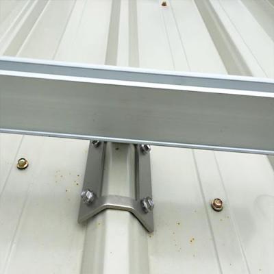 China Horizontal Or Vertical Rapid Thin Solar Panel Mounting Clamps Frameless for sale