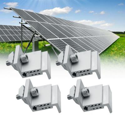 China 1.4KN/M2 Max Snow Load 60m/s Solar Panel Fixing Accessories Photovoltaic Stents Connectors for sale