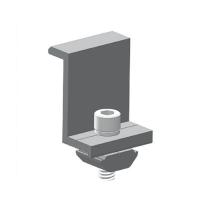 China Customized L - Footing Connectors Hooks For Solar Mounting Structure Solar Panel Install Accessory for sale