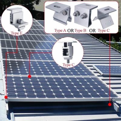China Great Quality Solar Mounting Accessories Module Bracket Components For Frameless PV module for sale