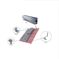 China Aluminium Profile Rail PV Mounting, Aluminium Mount Installation Support Structure for sale