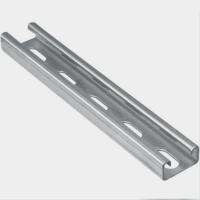 China Galvanized Coated C U Section Steel Channel Solar Panel Mounting Brackets For PV Plant Project for sale