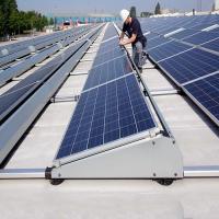 China Commercial Solar Panel Roof Mounting Brackets Aluminum Tile Ballasted Solar Roof Mounting System​ for sale