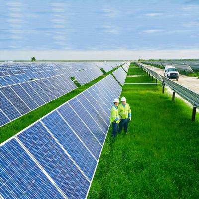 China Natural Or Customized Galvanized Stainless Metal Solar Photovoltaic Ground Mounting Systems for sale