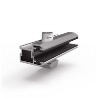 China Anti-Corrosion Rapid Thin AL 6005 Solar Module Mid / End Clamps for sale