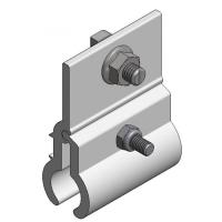 China Semi Flexible Frameless Solar Panel Mid Clamps End Clamp Mounting Brackets for sale