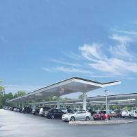 China Vertical & horizental Frameless Panel Open Ground PV Mounting Systems For Carport for sale