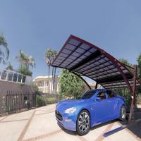 China Width 2.5~3m Thickness 15mm Single Multi Solar Photovoltaic Carport for sale