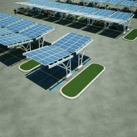 China On/off Grid Anodized Aluminum 2.5 M Lowest height PV Residential solar Carport Structures for sale